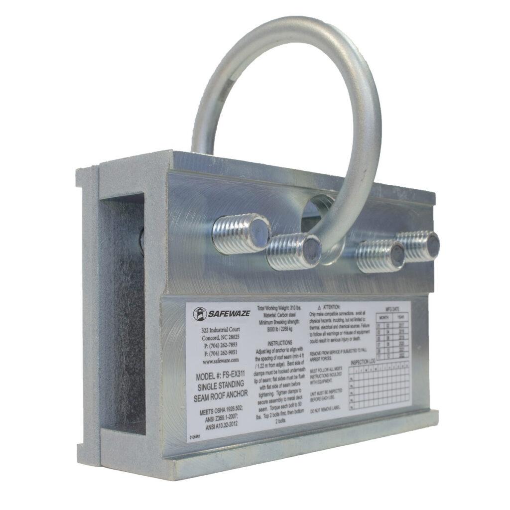 Standing Seam Roof Anchor | Safewaze