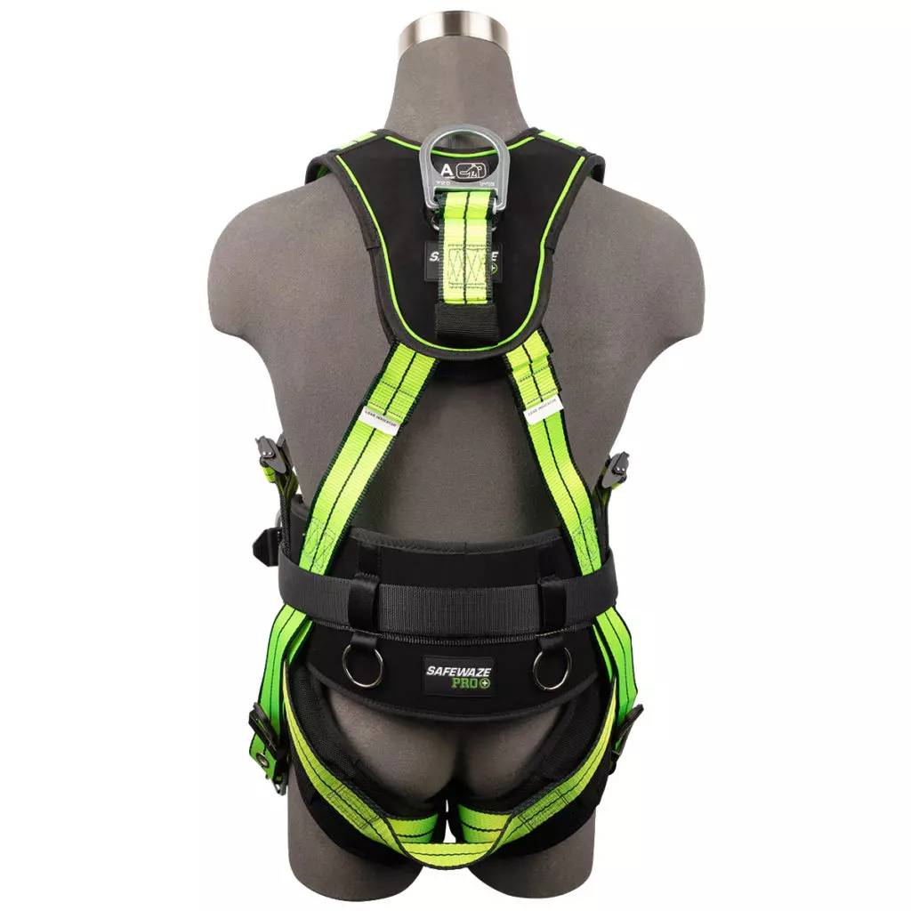 PRO+ Construction Harness: 3D, QC Chest, TB Legs | Safewaze