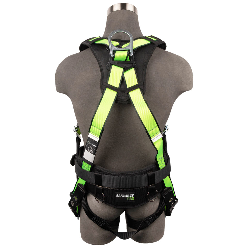 PRO Construction Harness: 3D, MB Chest, TB Legs | Safewaze