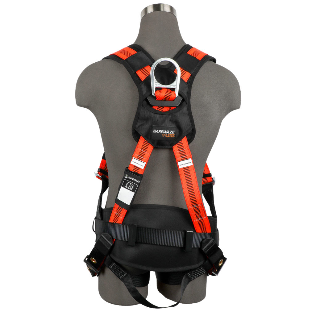 V-Line Construction Harness: 3D, MB Chest, FD, TB Legs | Safewaze