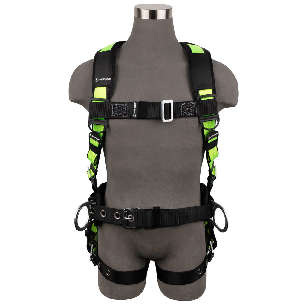 PRO Construction Harness: 3D, MB Chest, TB Legs | Safewaze