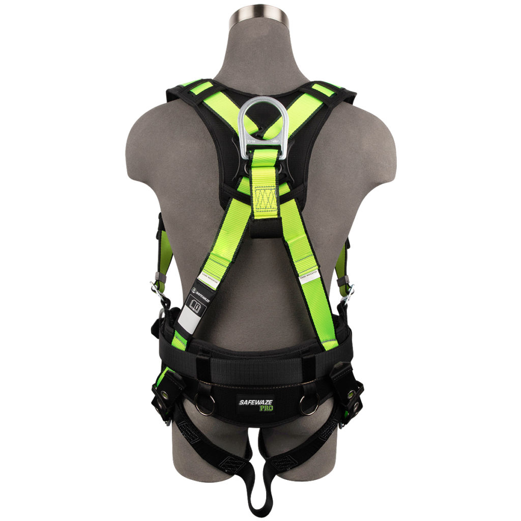 PRO Construction Harness: 3D, Dorsal Link, MB Chest, TB Legs | Safewaze