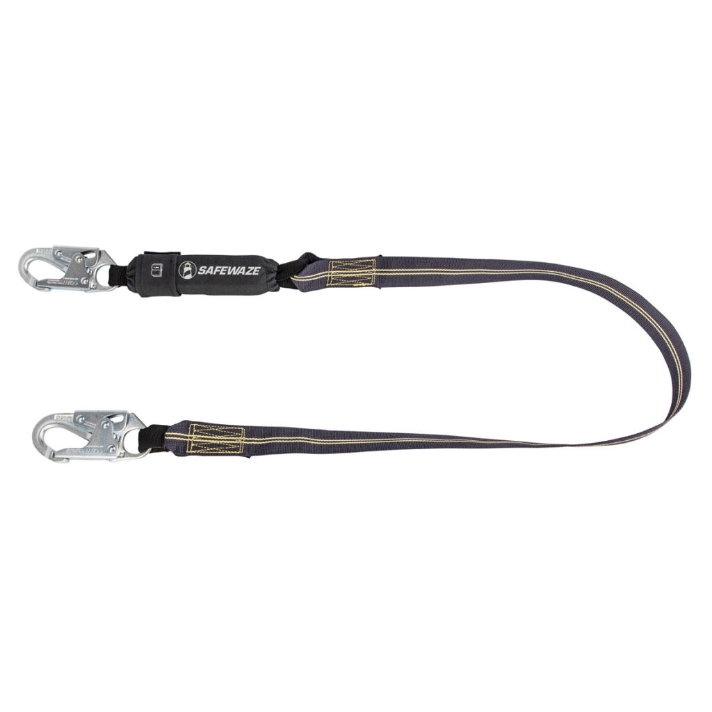 Welding 6' Energy Absorbing Lanyard: Snap Hook | Safewaze