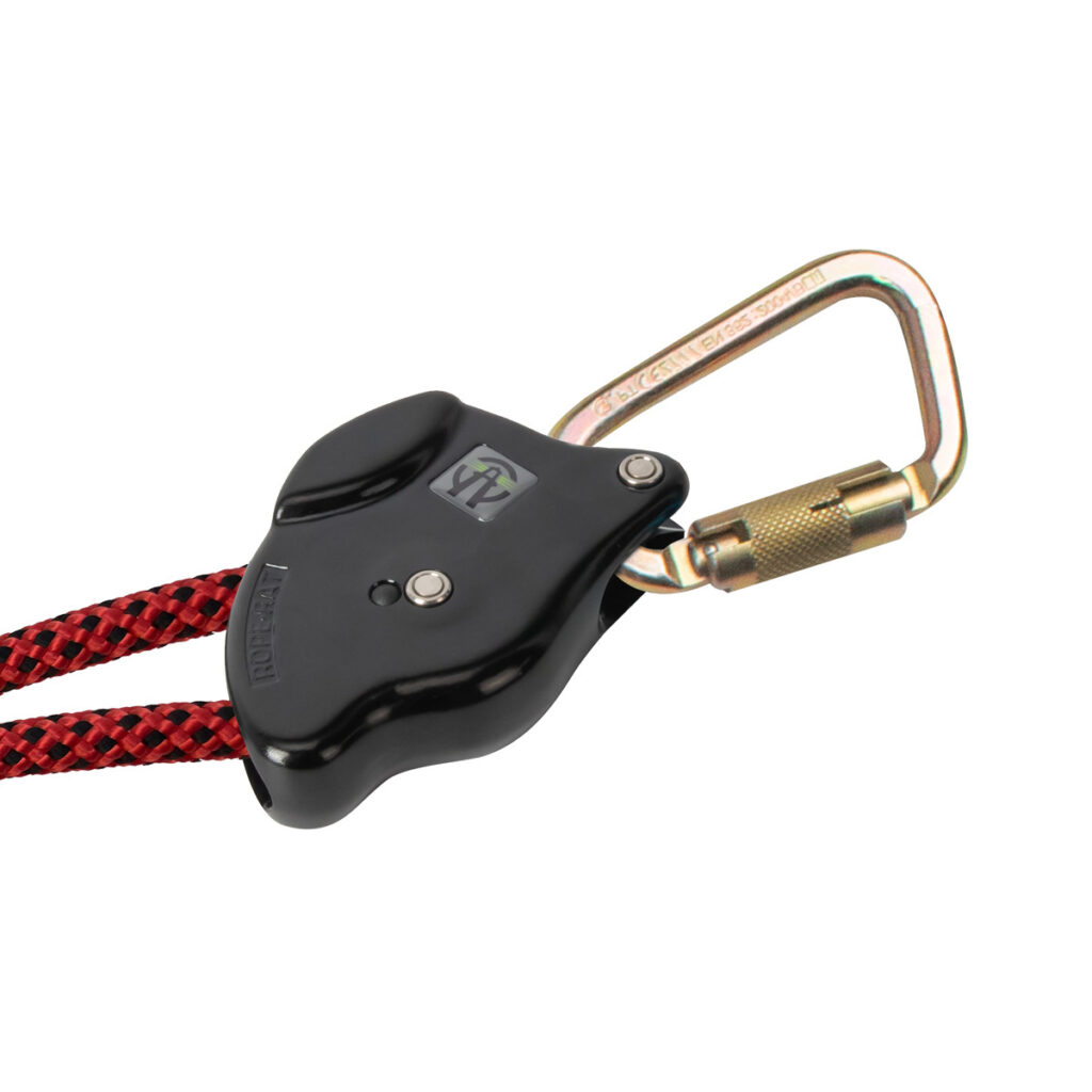 6.5' Rope Positioning Assembly: Rope Adjuster, Carabiners | Safewaze