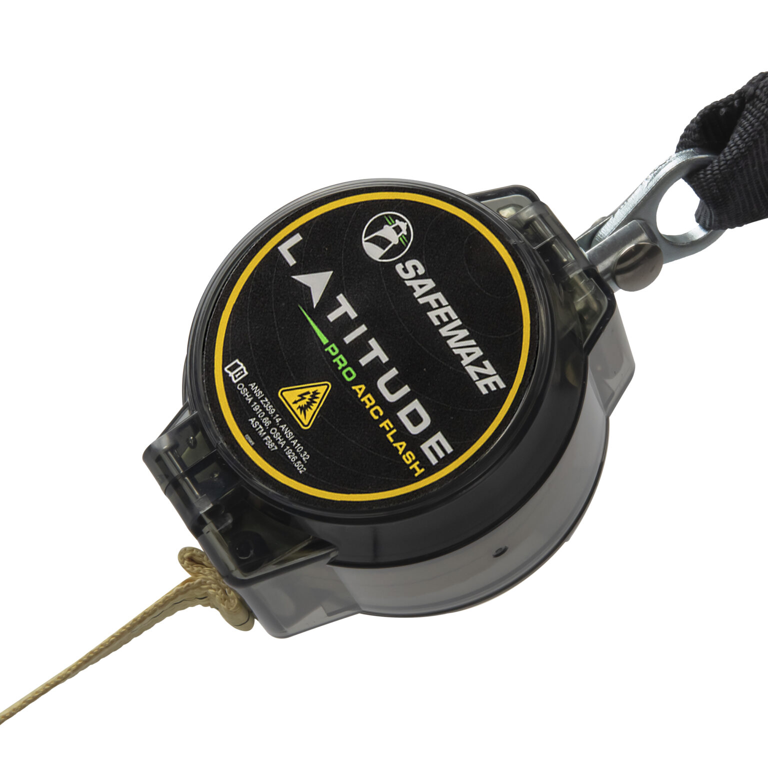 Latitude Pro Arc Flash 7' Single Web SRL-P: 13" Aramid Ext. w/Alu Snap ...