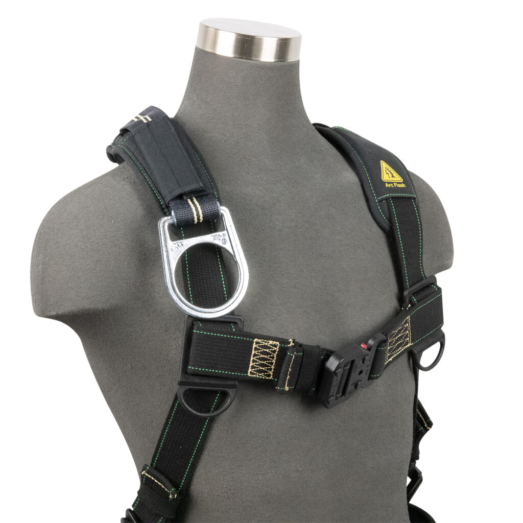 18" Arc Flash D-Ring Extender: Soft Loop, D-ring | Safewaze