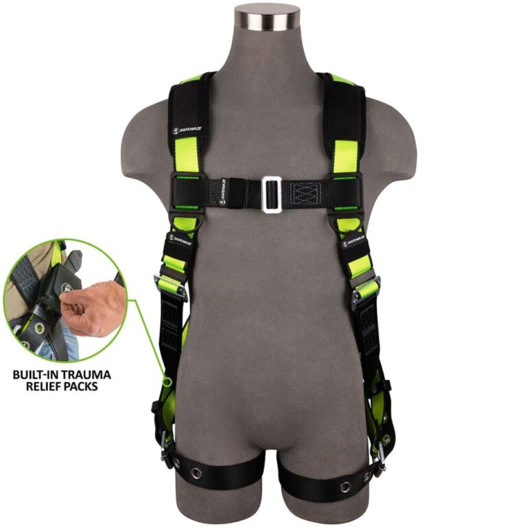 PRO Full Body Harness: 1D, MB Chest, TB Legs, Trauma Relief | Safewaze