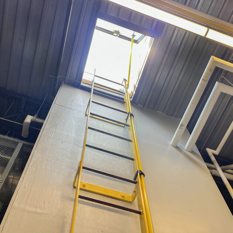 Belmont Safety Hatch System with Flat Brackets | Safewaze